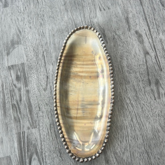 Lenox | Kitchen | Lenox Closeout Serveware Organics Bead Bread Tray ...